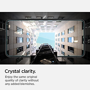 Spigen Tempered Glass Screen Protector [Glas.tR EZ Fit] designed for Galaxy S22 [Case Friendly] - 2 Pack