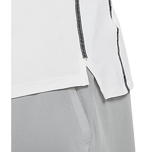 Nike Pro Dri-FIT Men's Tight Fit Long-Sleeve Training Top (as1, Alpha, x_l, Regular, Regular, White/Black) X-Large