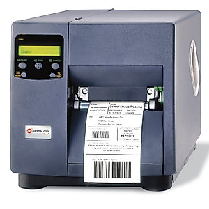 Datamax I12-00-48900007 I-4212E Mark II Barcode Printer, 203 DPI/12 IPS, SER/PAR/USB/RTC, Cast Peel/Present/Internal Rewind, Media Hub, US Plug, 4" Thermal Transfer