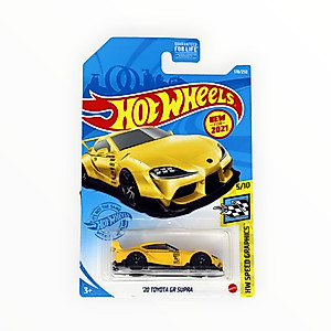 Hot Wheels '20 Toyota GR Supra, [Yellow] 178/250 Speed Graphics 5/10