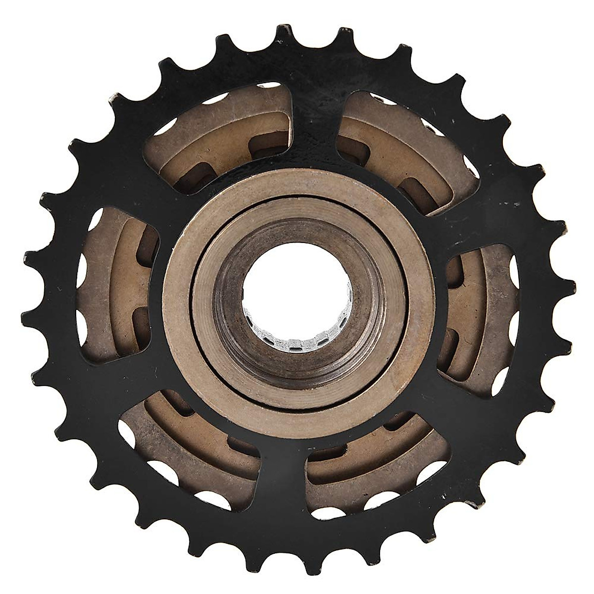 VGEBY1 Bike Freewheel, Bike Cassette Flywheel Sprocket 7 Speed Freewheel for Mountain Bikes Cycling Replacement Accessory