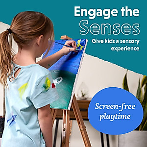 Crafts 4 All Stretched Canvas Boards for Painting - 8 Pack of 11x14 Blank Art Canvases, Framed Canvas for Painting with Acrylic & Oil Paint, Pencil, Pastels, Charcoal