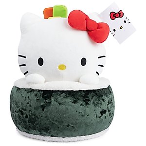 GUND Sanrio Hello Kitty Sushi Plush, Premium Stuffed Animal for Ages 1 and Up, Green/White, 10”