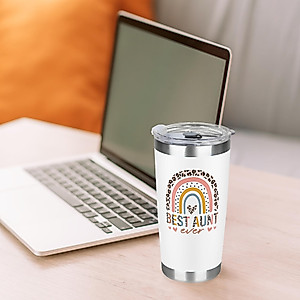 Aunt Gifts - Aunt Gifts from Niece, Nephew - Gifts for Aunt, Auntie Gifts - Aunt Birthday Gift, Mothers Day Gifts for Aunt, Aunt Valentine Gifts - Gifts for New Aunt, To Be Aunt - 20 Oz Tumbler