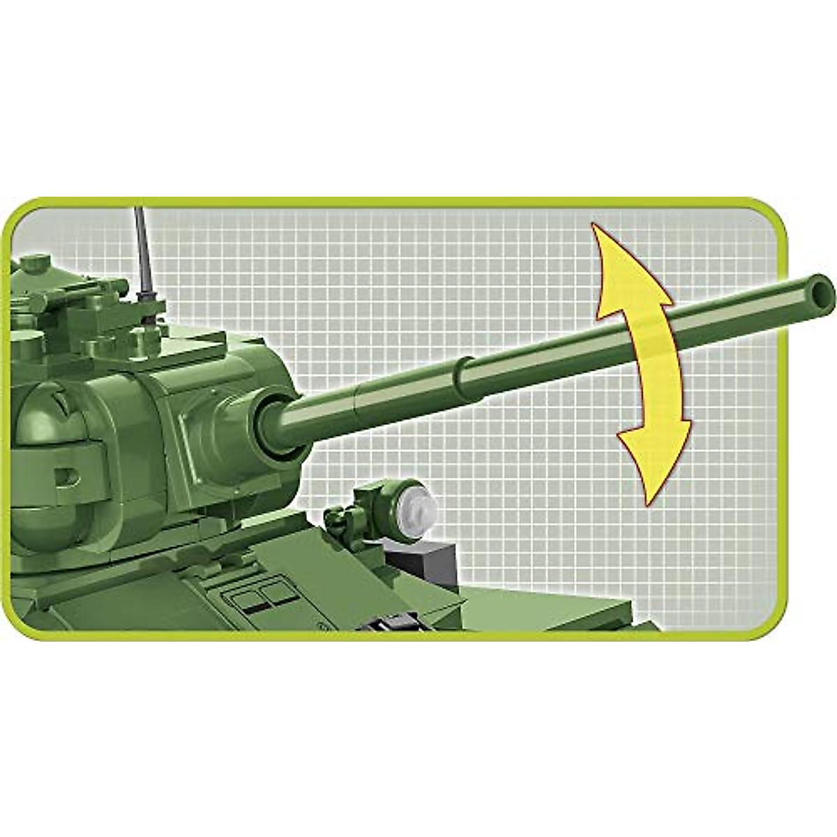 Cobi toys 668 Pcs Historical Collection WWII /2542/ T 34-85, Green