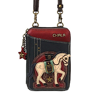 Chala Handbags Horse Wallet Crossbody Handbag - Convertable Strap