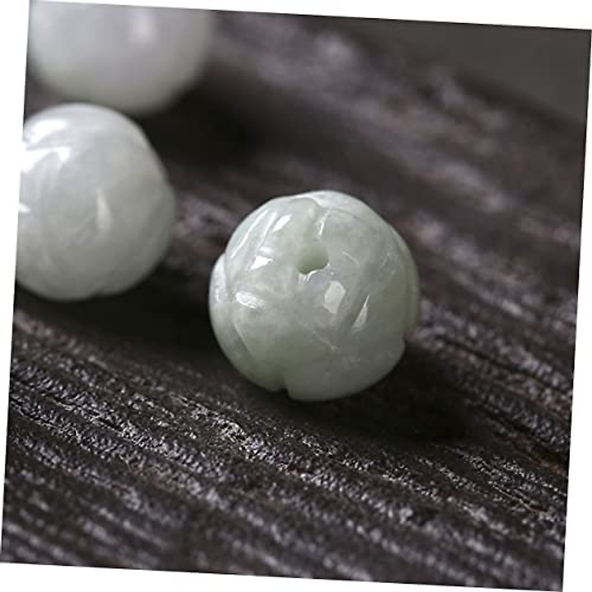 SEWACC 10pcs Beads for Jewelry Beads in Bulk Circle Beads Gemstone Loose Beads Acrylic Round Loose Beads Beads for Bracelets Crafting Supplies Suite Set Craft DIY Beads Loose Beads Colored Beads