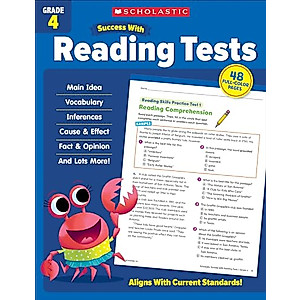 Scholastic Success with Reading Tests Grade 4 Workbook