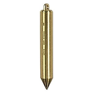 Lufkin 20 oz. Inage Solid Brass Cylindrical Plumb Bob - TT590N , Black