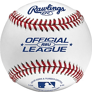 Rawlings | Official League Recreational Use Practice Baseballs | Youth/8U | R8U | Bucket | 24 Count (Pack of 1)