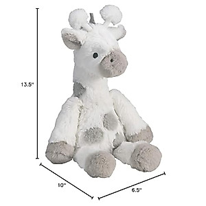 Lambs & Ivy Signature Goodnight Giraffe Moonbeams Plush Giraffe Stuffed Animal 11.5 Inch - Millie - Gray/White