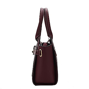 MKF Collection Satchel Bag for Women with Wristlet Wallet, Crossbody Handbag Top-Handle Purse