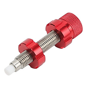 Dilwe Archery Cushion Plunger, Archery Plunger Bow Arrow Screw in Cushion Plunger Aluminum Alloy for Recurve Bow Accessories Red