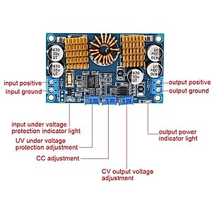 LTC3780 Automatic Step UP/Down Converter, DC to DC 5-32V to 1V-30V Boost/Buck CC CV Power Module