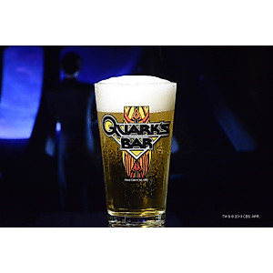 STAR TREK Quark's Bar Printed Pint Glass - Officially Licensed, Premium Quality, Handcrafted Glassware, 16 oz. Set of 4 Beer Glass - A Collectible Gift for Series Lovers, Birthdays & Special Occasions
