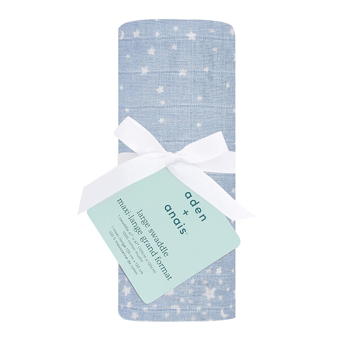 aden + anais Swaddle Blanket, Boutique Muslin Blankets for Girls & Boys, Baby Receiving Swaddles, Ideal Newborn & Infant Swaddling Set, Perfect Shower Gifts, Single, Rising Star