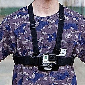 PRO MOUNTS ChestHarness Mount - Durable and Reliable Mount with Carry Bag - Compatible with All Major GoPro and Action Cameras