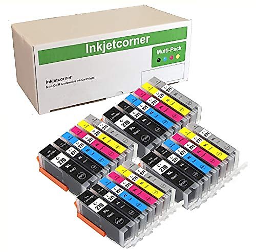 Inkjetcorner Compatible Ink Cartridges Replacement for PGI-270XL CLI-271XL PGI 270 CLI 271 for use with TS9020 MG7720 TS8020 (24-Pack)