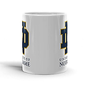 Coffee Mug 11oz-15oz University Of Of Or Notre For Dame And Gifts For Student Freshman Happy Back To School Day Gifts For Man Woman Boys Girls Kids, White, 11 Oz