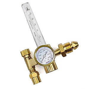 STKUSA Stark Argon Flowmeters Regulator Welding CGA-580 Miller Lincoln CO2 Argon Regulator with Gas Hose TIG Welder,Black/Gold (55091)