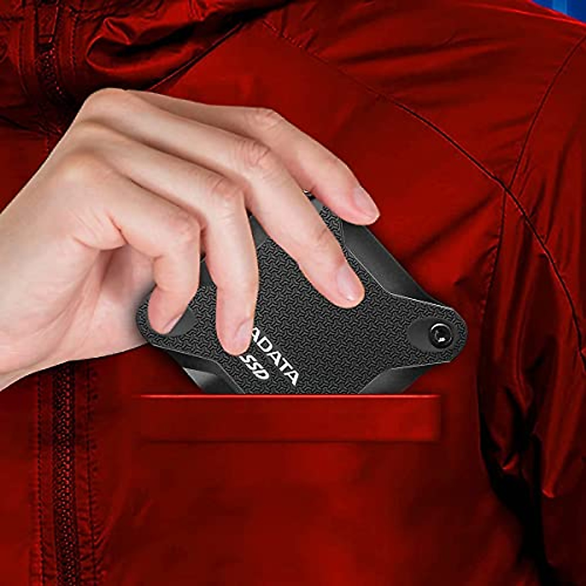 ADATA SD600Q 480GB Ultra-Speed Portable Durable External SSD - Up to 440MB/s - 3D NAND USB3.2 Black (ASD600Q-480GU31-CBK)