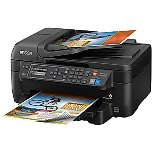 Epson Workforce WF-2650 All-in-One Wireless Color Printer with Scanner, Copier and Fax