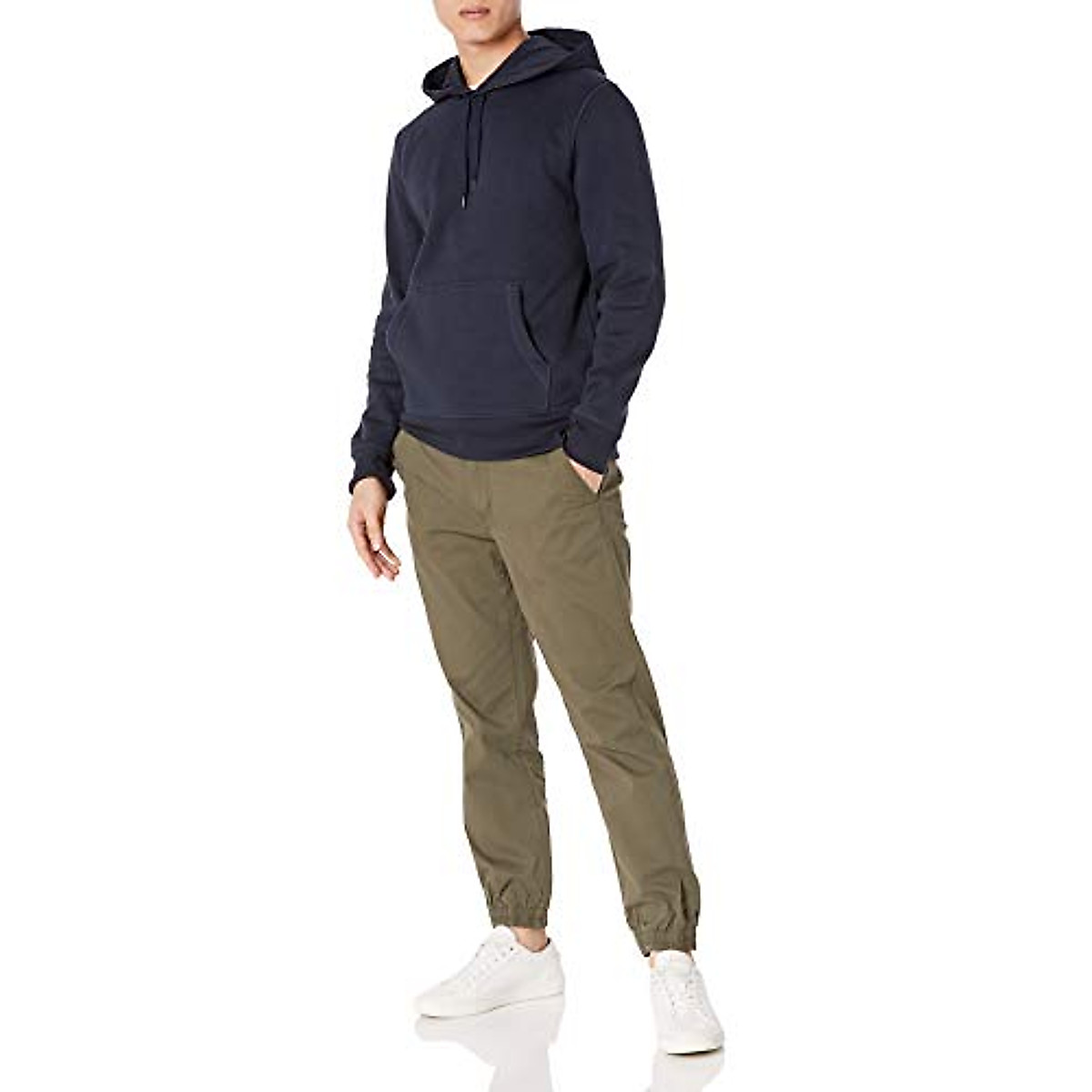 Amazon Essentials Men's Sweatshirt Hoodie, Dark Navy, X-Large, Big & Tall Options Available