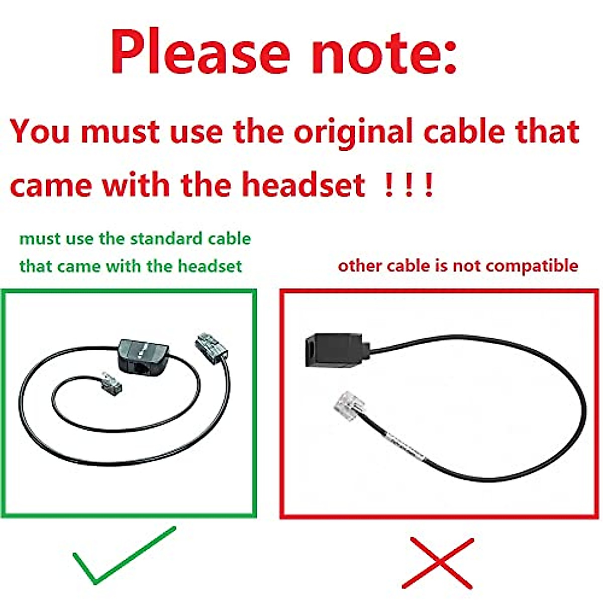 RJ9 to USB Headset Adapter Compatible with Plantronics/Jabra/Wireless DECT Headsets,for Computer/Notebook/Mac/Tablet USB Male to RJ9 Female