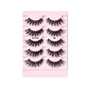 i-ENVY So Wispy Multi Pack Natural WIspy Made of Natural Hair 5 Pair