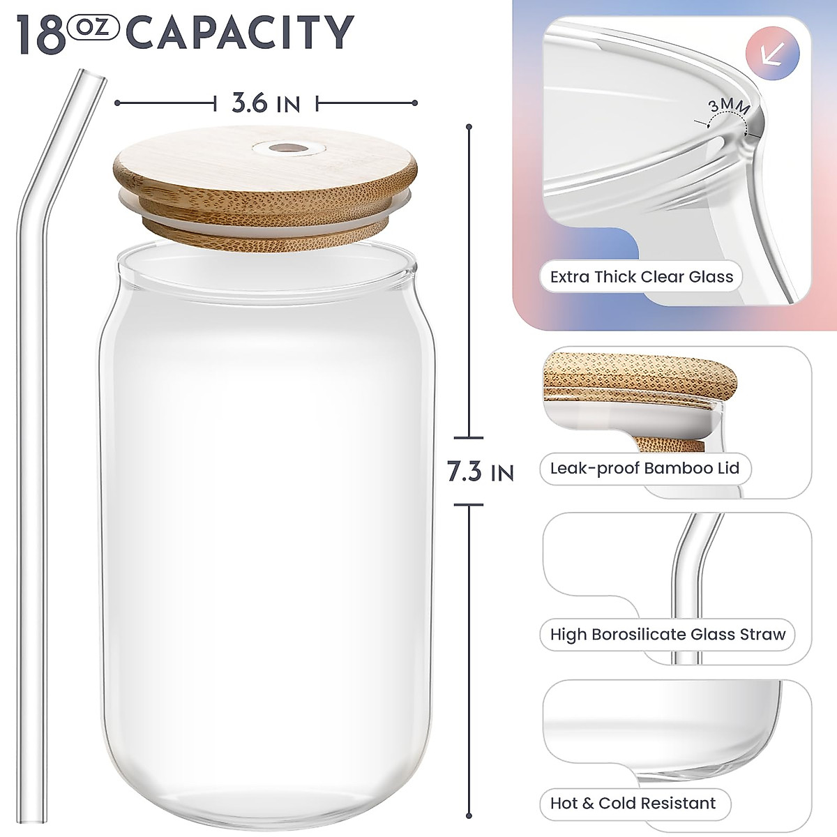 AGOT Mother’s Day Gifts for Mom - Funny Mom Gifts from Daughter or Son, Mom Birthday Gifts Ideas, Christmas Day Gifts for Mother in Law Step Bonus New Mom, Cool Mom Club 16 Oz Coffee Glass