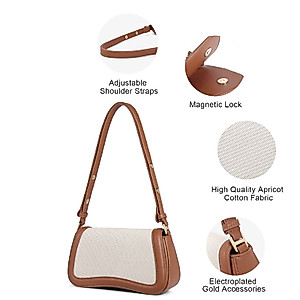 CLUCI Small Shoulder Bags,Purses for Women Vegan Leather Crossbody Handbag Clutch Hobo Purse