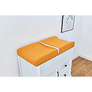 Muslin Changing Pad Cover,Ultra Soft Breathable Diaper Changing Table Cover for Baby Boys Girls,Neutral Fitted Changing Pad Sheets