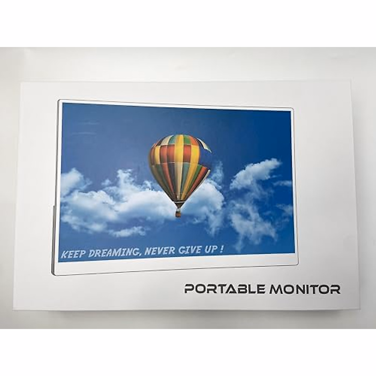 COOLHOOD 18.5" Portable Monitor, FHD IPS 1080P Laptop Monitor USB C HDMI Gaming Ultra-Slim Screen w/Invisible Stand & Speaker,Plug&Play, External Monitor for Laptop PC Mac Xbox PS5/PS4 Switch