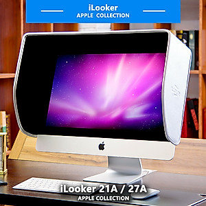 iLooker 27A Monitor Hood Sunshade Sunhood Compatible for Apple 27 inch iMac and Apple 27 inch Monitor