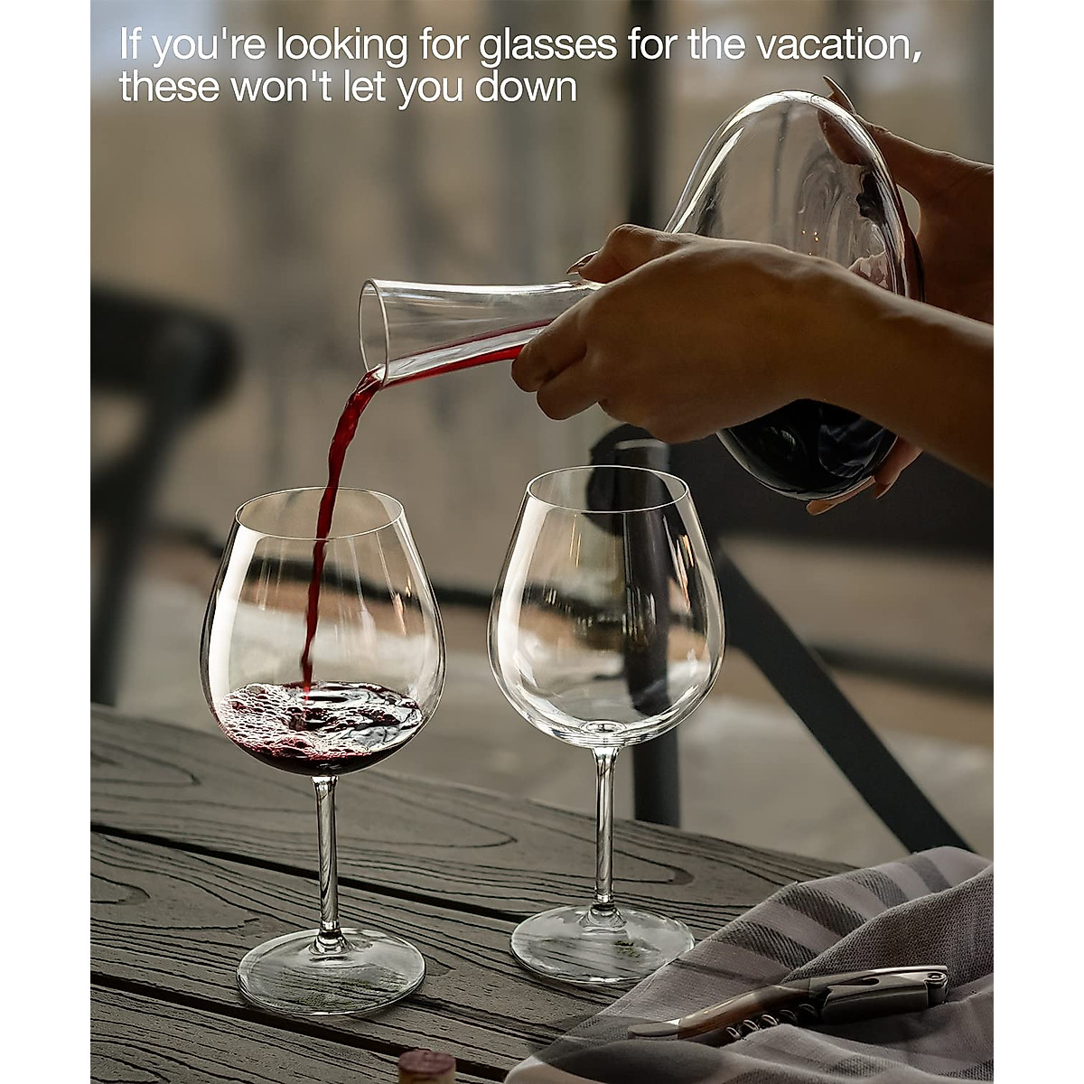 ROVSYA Large Wine glasses set of 1