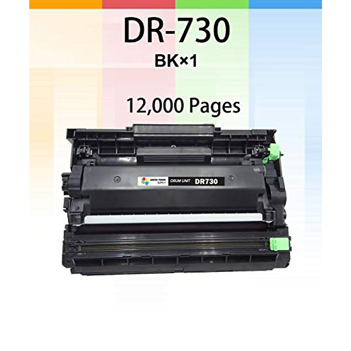 (Pack of 1) Compatible for DR730 DR 730 DR-730 Drum Unit (for Toner TN760 TN730 TN770) Replacement for DCP-L2550DW HL-L2350DW HL-L2370DW MFC-L2710DW MFC-L2750DW Printer, Sold by GTS