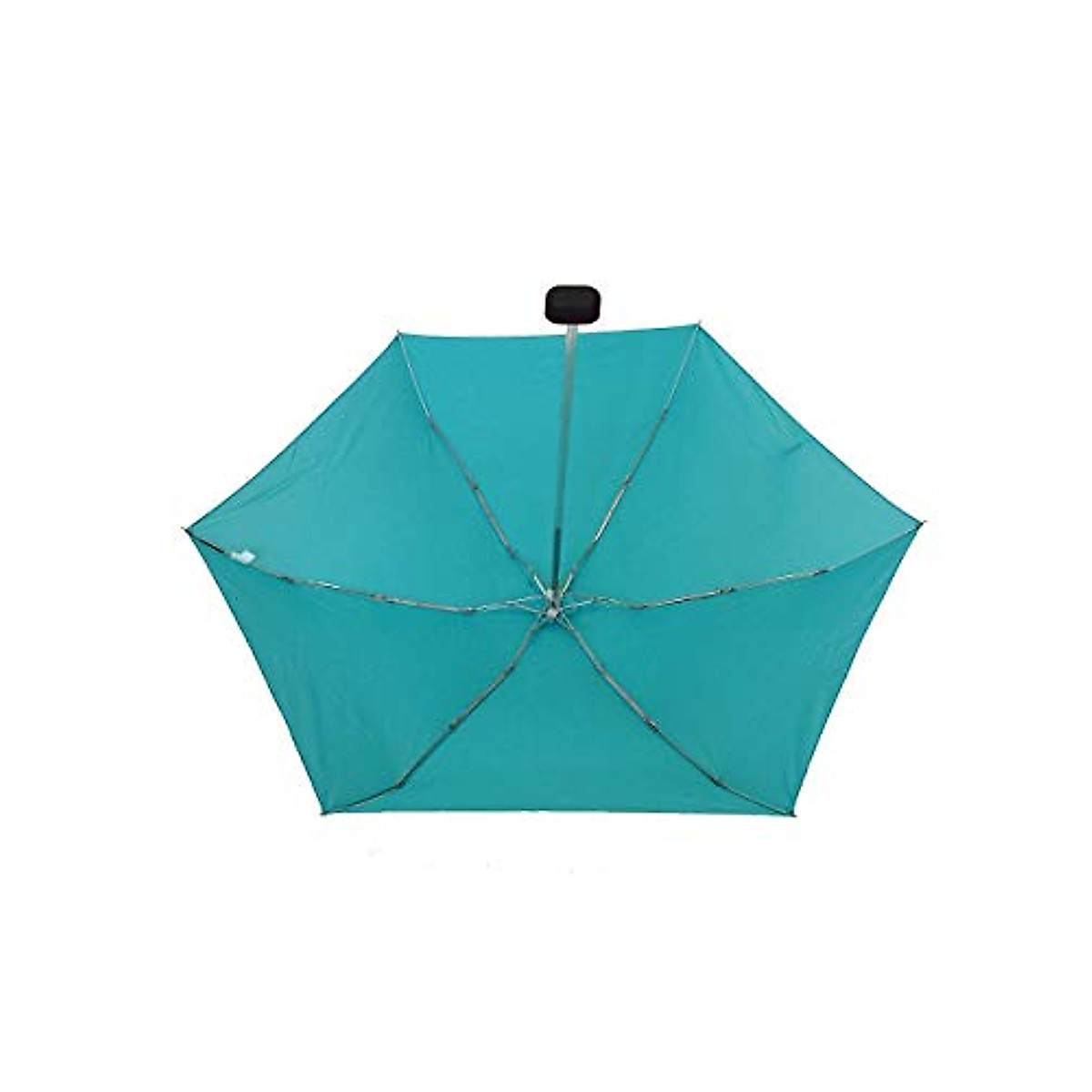 SMATI Mini compact folding umbrella - Pocket size 18cm, windproof, 200g ultra light, manual, travel umbrella, mixed umbrella, TURQUOISE color