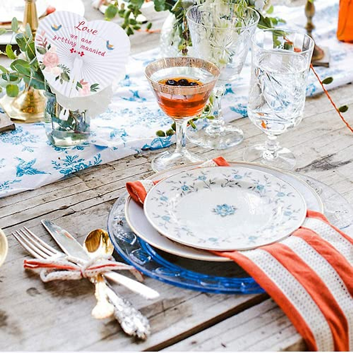 Zwin 48 Pcs Heart Shaped Paper Fans for Wedding Pocket Folding Paper Fans with Plastic Handle White Blank Fans for Guest Celebration Party Decoration