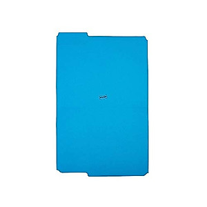 Staples 508911 Colored File Folders W/Reinforced Tabs Letter 3 Tab Blue 100/Box