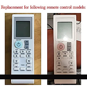 Compatible with DAIKIN Air Conditioner Remote Control BRC52B61 BRC52B62 BRC52B63 BRC52B64 BRC52B65