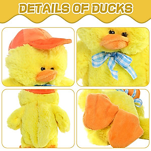 LUKETURE Easter Duck Toys for 1-3 Toddlers – Talking Toy That Repeats What You Say, Dancing Walking Baby Crawling Yellow Duck Singing 30 Songs, for 1 Year Old Girl Birthday