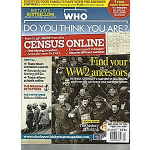 BBC WHO DO YOU THINK YOU ARE ? DECEMBER, 2012 (BRITAIN'S BEST SELLING FAMILY