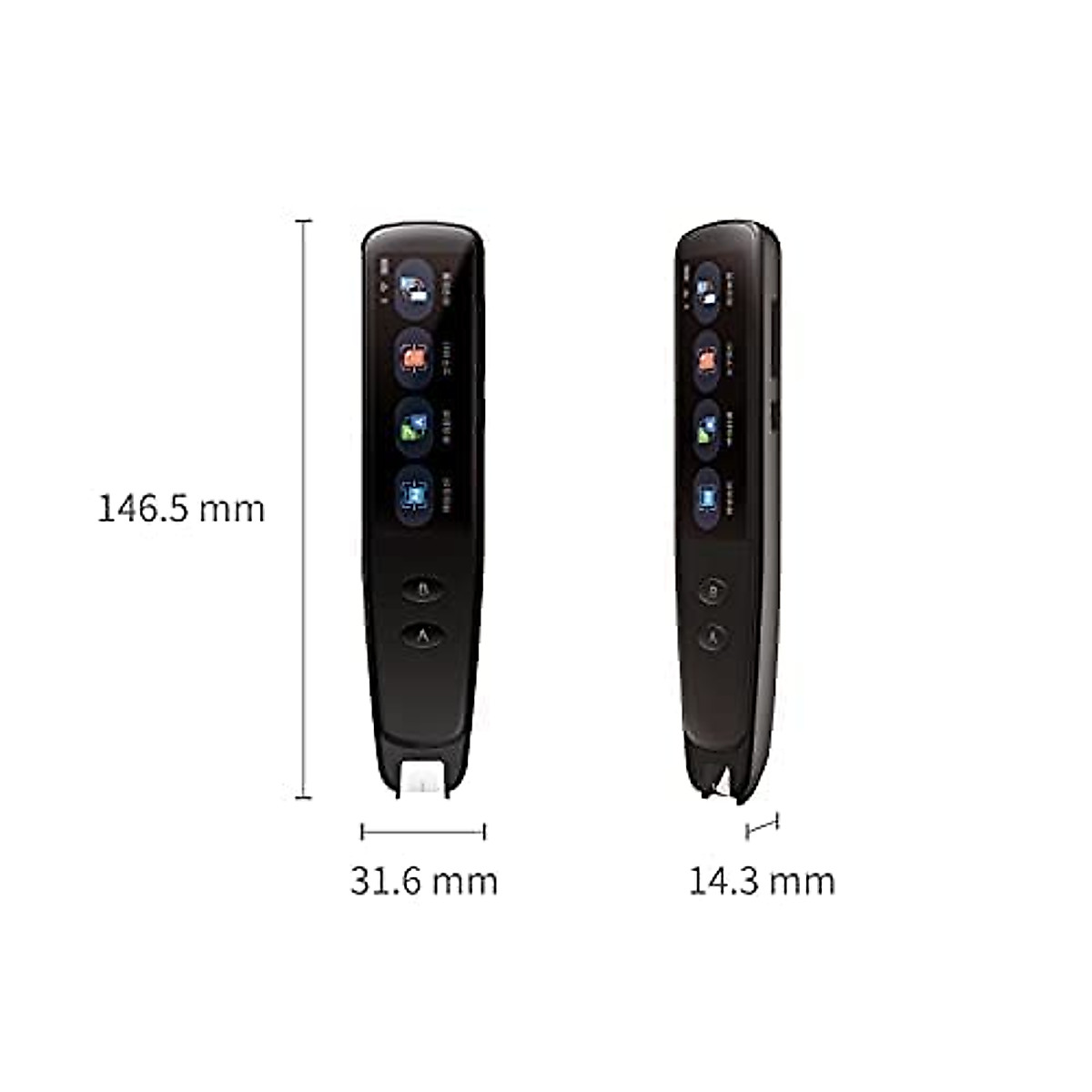 PenPower WorldPen Scan Go | OCR Reading Pen with Text to Speech | Pen Scanner for Data Input | Pen Translator for Second Language Learners| Wireless Standalone | LCD Touchscreen | Wi-Fi Connection