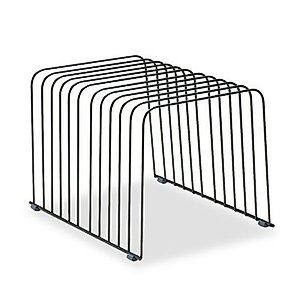 (12 Pak) Fellowes Wire Desktop Organizer - Desktop Organizer, 11 Sections, Wire, 9 x 11.375 x 8, Black