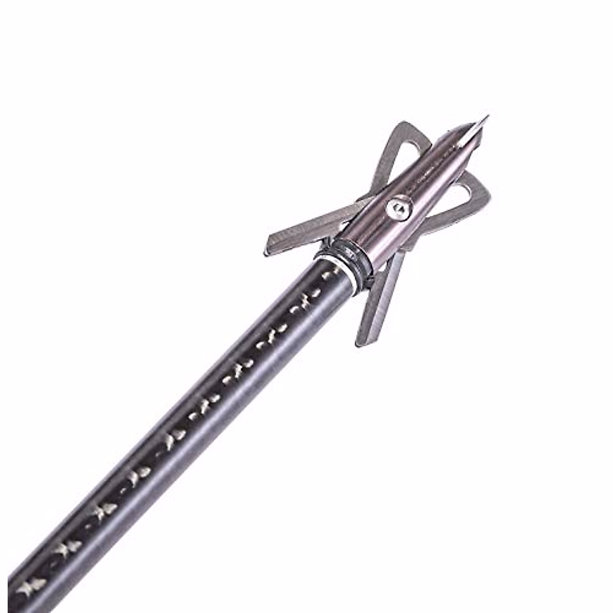 Rage 2 Blade Broadhead, 100 Grain with Shock Collar Technology - 3 Pack, Silver-Stainless Steel