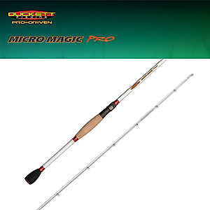 Duckett Fishing DFMP70M-S Micro Magic ProSpin Medium Action Rod with Split Grip, 7', Spinning