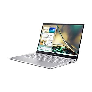 Acer Swift 3 Intel Evo Thin & Light Laptop | 14" FHD 100% sRGB | Intel Core i5-1240P | Intel Iris Xe Graphics | 8GB LPDDR4X | 512GB SSD | Killer Wi-Fi 6E AX1675 | Windows 11 Home | SF314-512-53L0