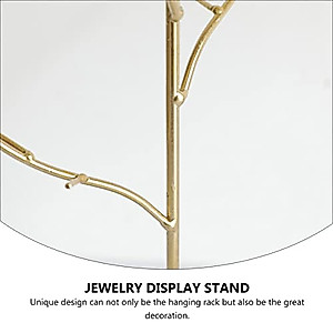 Amosfun Jewelry Display Stand jewelry stand organizer metal jewelry tree necklace display holder Metal Ornament Display