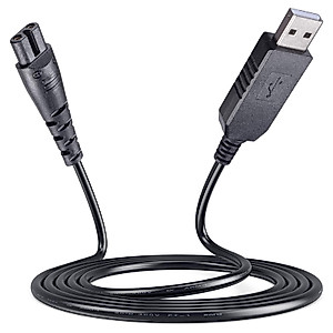 PChero 12V PA-1204N USB Charger Cable Replacement for Remington Shaver F5-5800 F7800 F5800 F5790 F4790 R5150 R6130 R-6150 MS2-390 MS3-2700 MS680 R9100 Electric Razor Trimmer PA1204N Power Cord