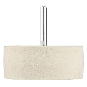 75 mm Felt Polishing Buffing Wheel, 3 inch Wool Polishing Wheel for use with Cerium Oxide Polishing Powder By STARVAST